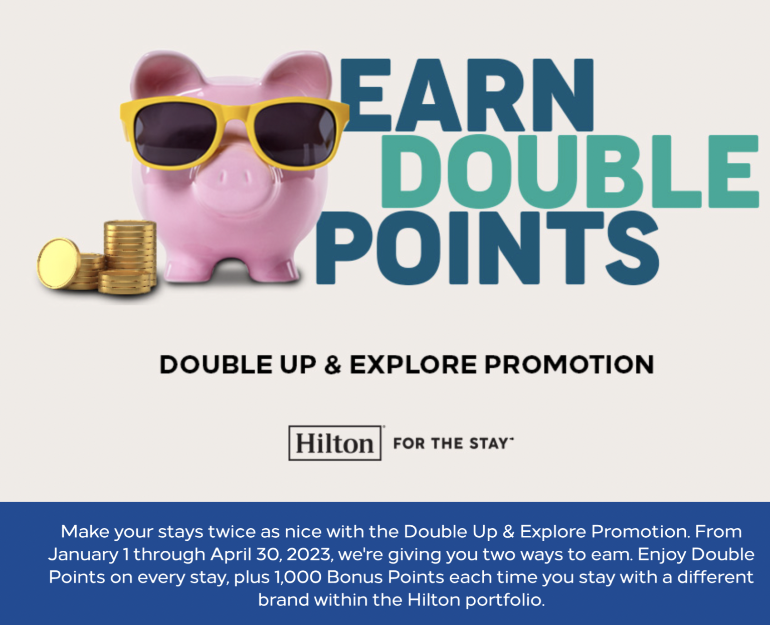 Take advantage of these Hilton promotions for bonus points and double ...