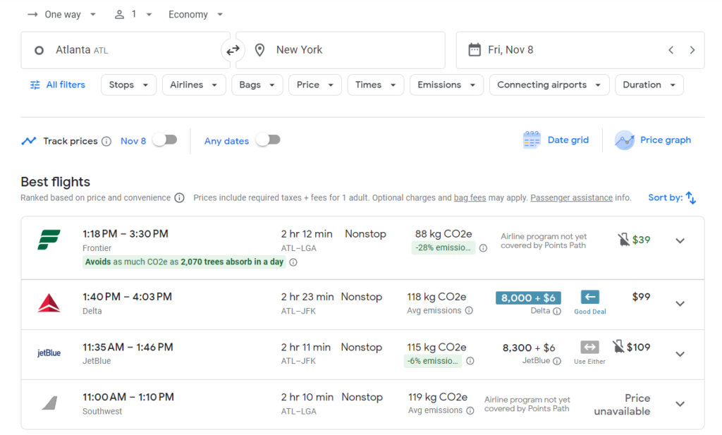 How to use the Points Path extension to compare cash and award rates in ...